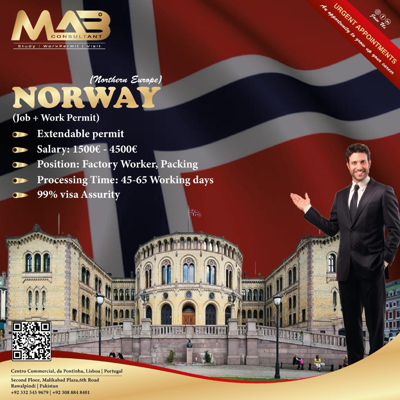 Job Opportunity in Norway - mabrecruitment